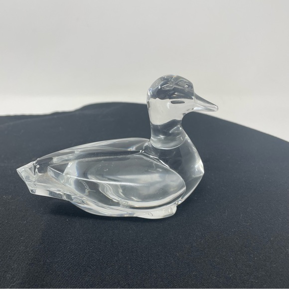 Baccarat | Art | Baccarat Vintage Crystal Duck Figurine Designer Glass ...